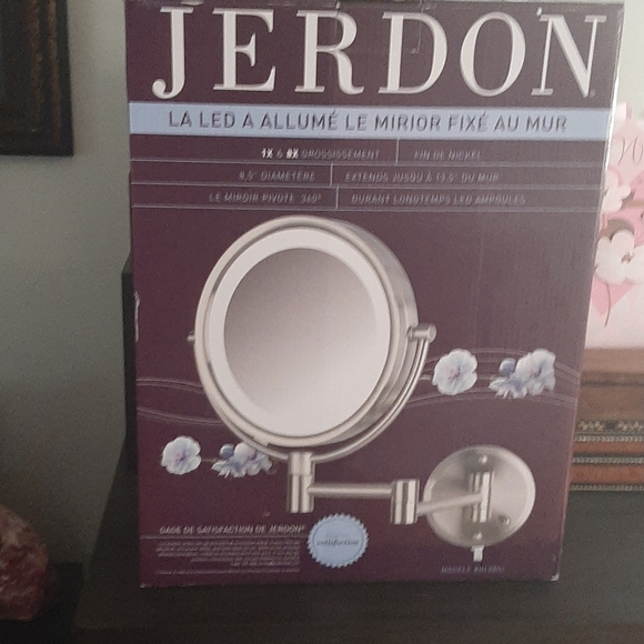 Jerdon | Makeup | Led Lighted Wall Mount Magnifying Mirror | Poshmark
